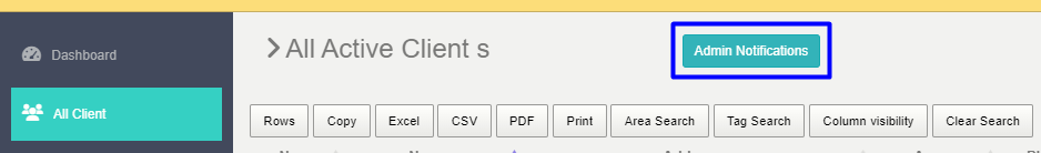 Client & Carer Updates - Admin Notifications – One Touch Health